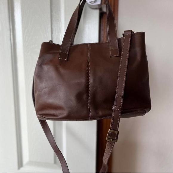 Able | Bags | Able Brown Leather Tote Minimalist Design | Poshmark